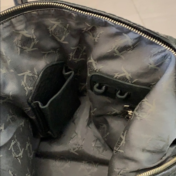 Kippys | Bags | Extra Large Kippys Swarovski Leather Black Bag | Poshmark